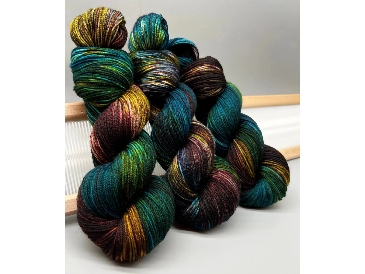 Hand dyed yarn - Shoreline - yarn - THREADS by megannicole ...